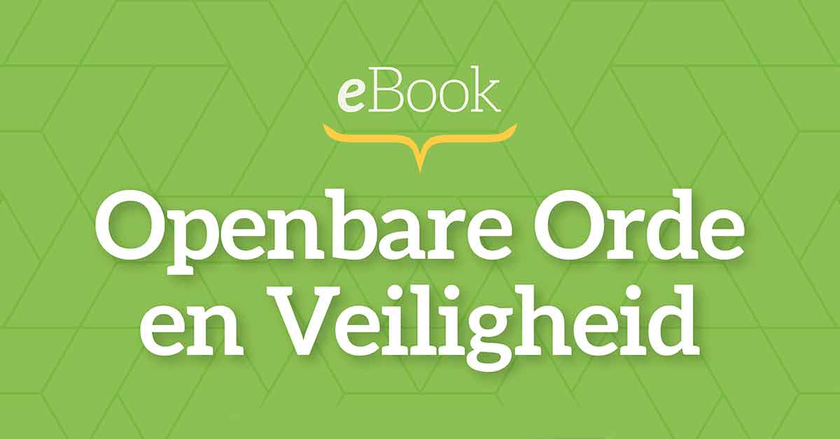 eBook Openbare Orde en Veiligheid 2021 | SBO Blog